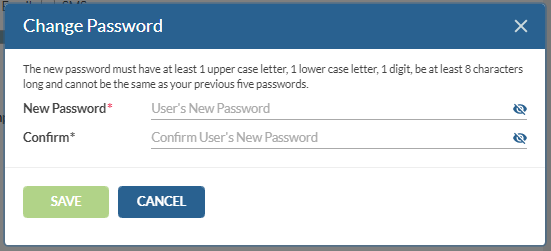 How to update my password?