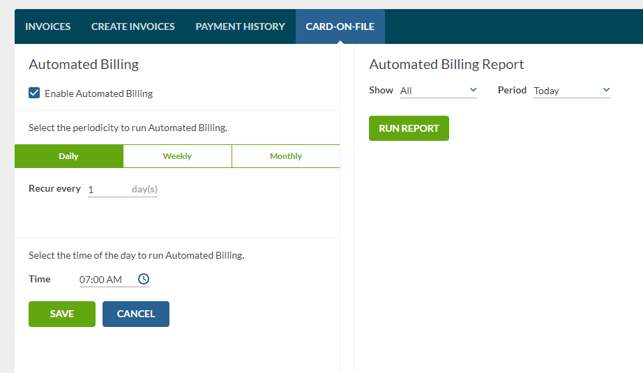 Automated Billing