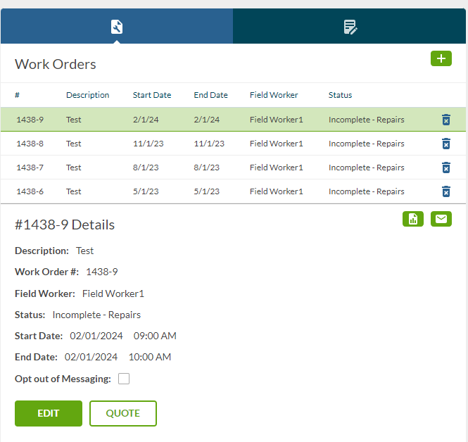 How to create Recurring Service Requests