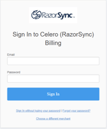 How to access my RazorSync Billing Portal?