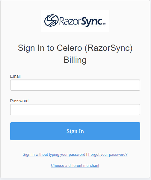 How to access my RazorSync Billing Portal?
